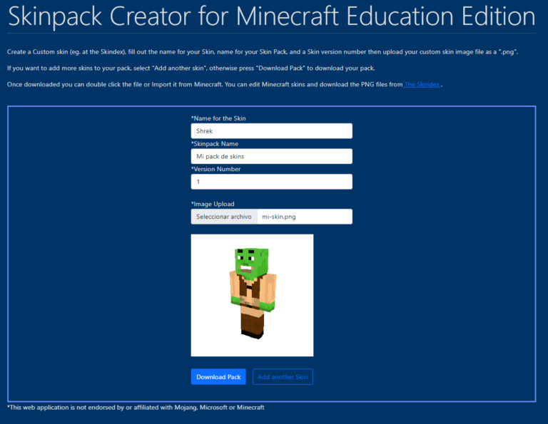 Cómo Crear Skins para Minecraft Education • Biblioteca labnauTICs