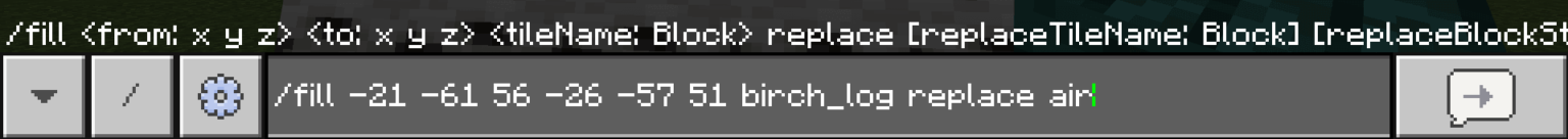 Comando fill en Minecraft ⛏ • Biblioteca labnauTICs